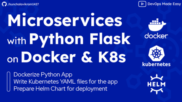 Microservices In Python Using Flask Framework Dockerize And Deploy To Kubernetes With Helm